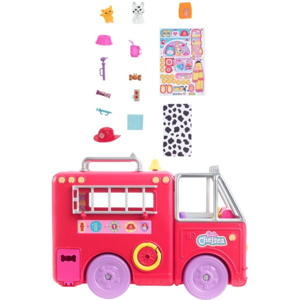 Barbie Chelsea Firefighter Doll & Fire Truck Playset