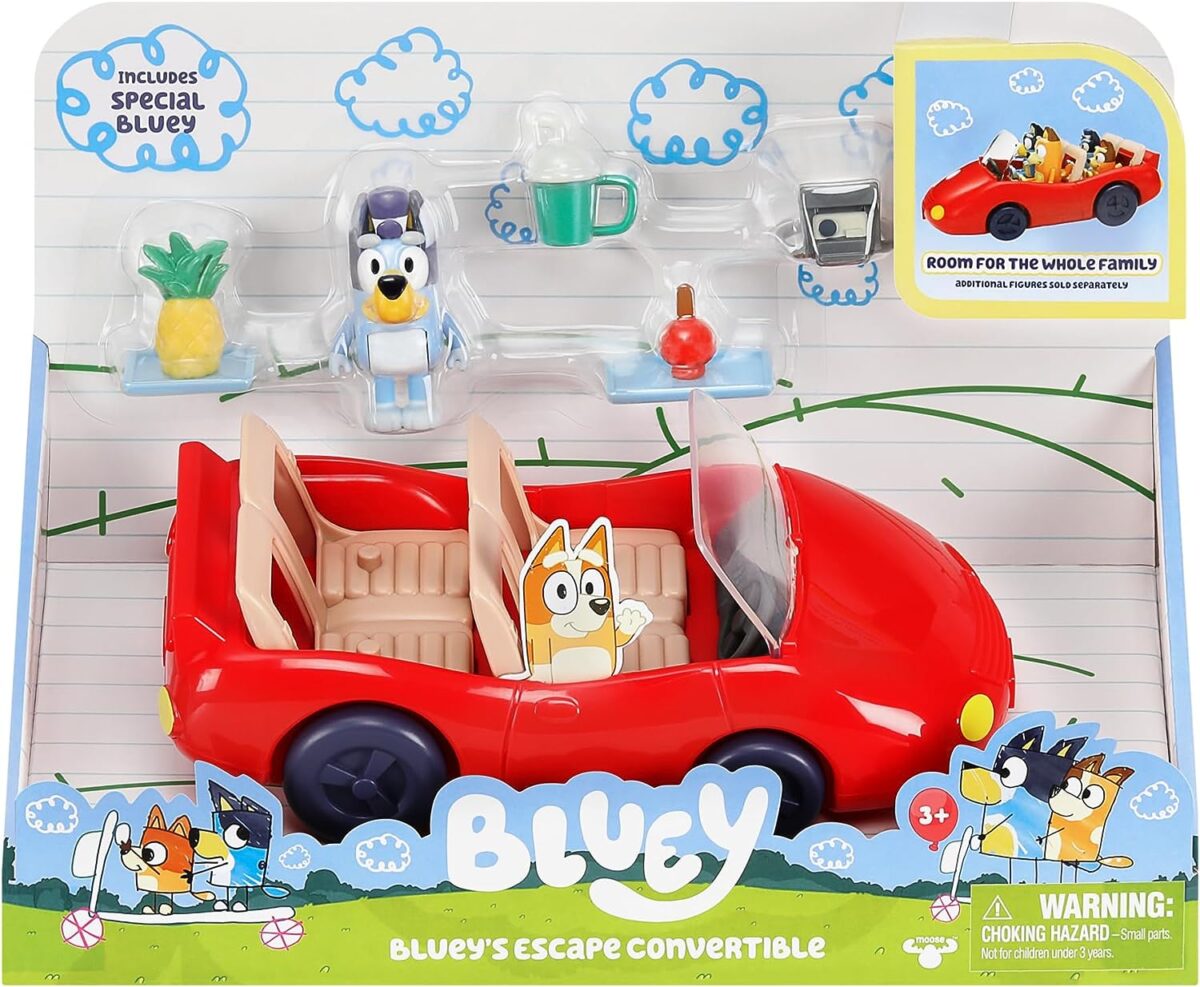 Bluey Escape Convertible Car Playset | Adventure Vehicle