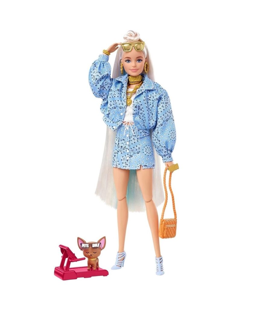 Barbie Extra Fashion Doll | Bold Style & Pet Accessories