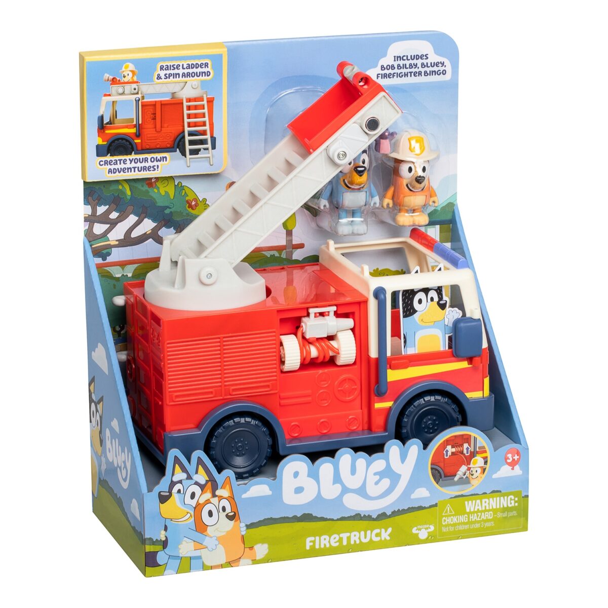 Bluey Fire Truck Playset | Bluey & Bingo Fire Rescue