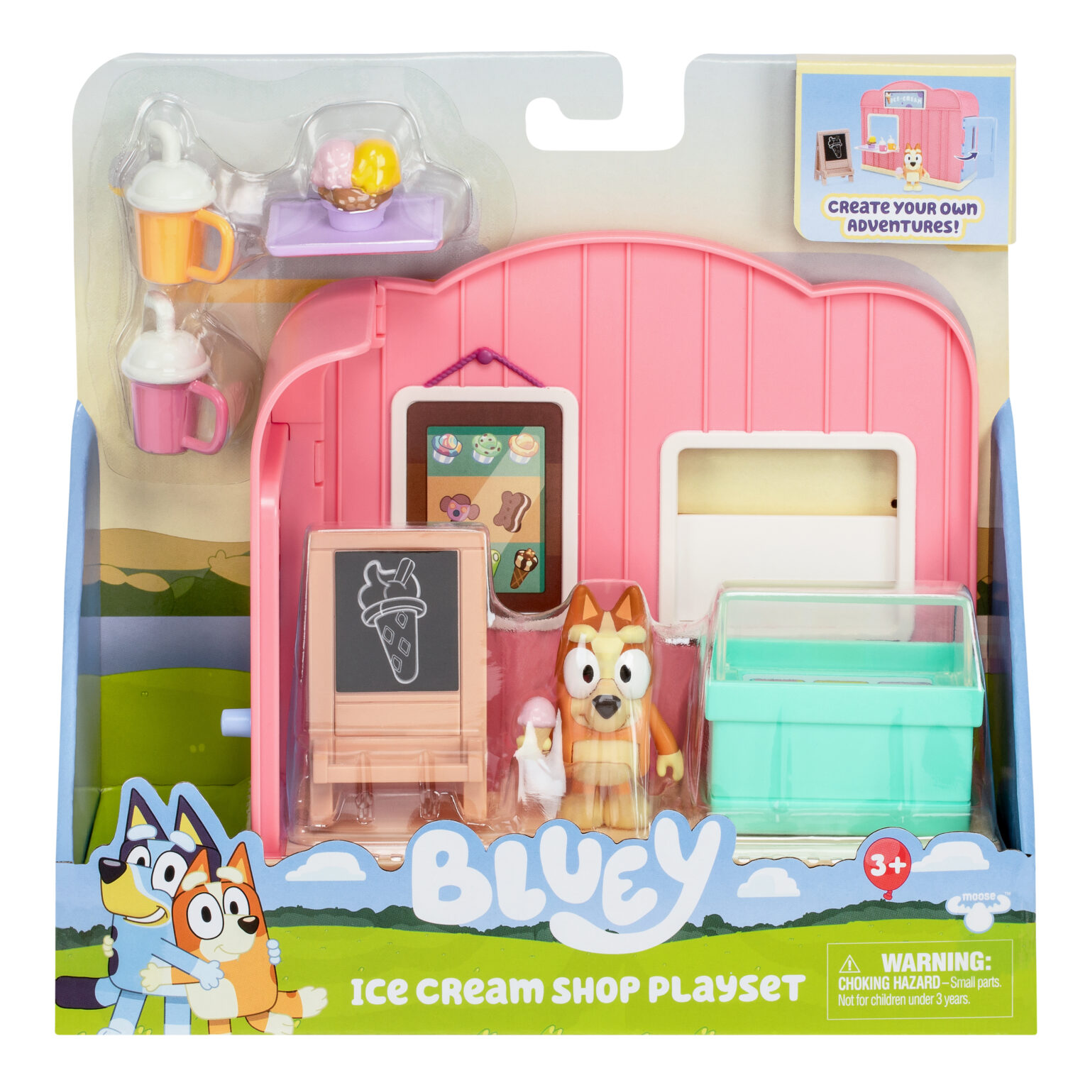 Bluey Ice Cream Shop Playset | Bluey & Bingo Toy