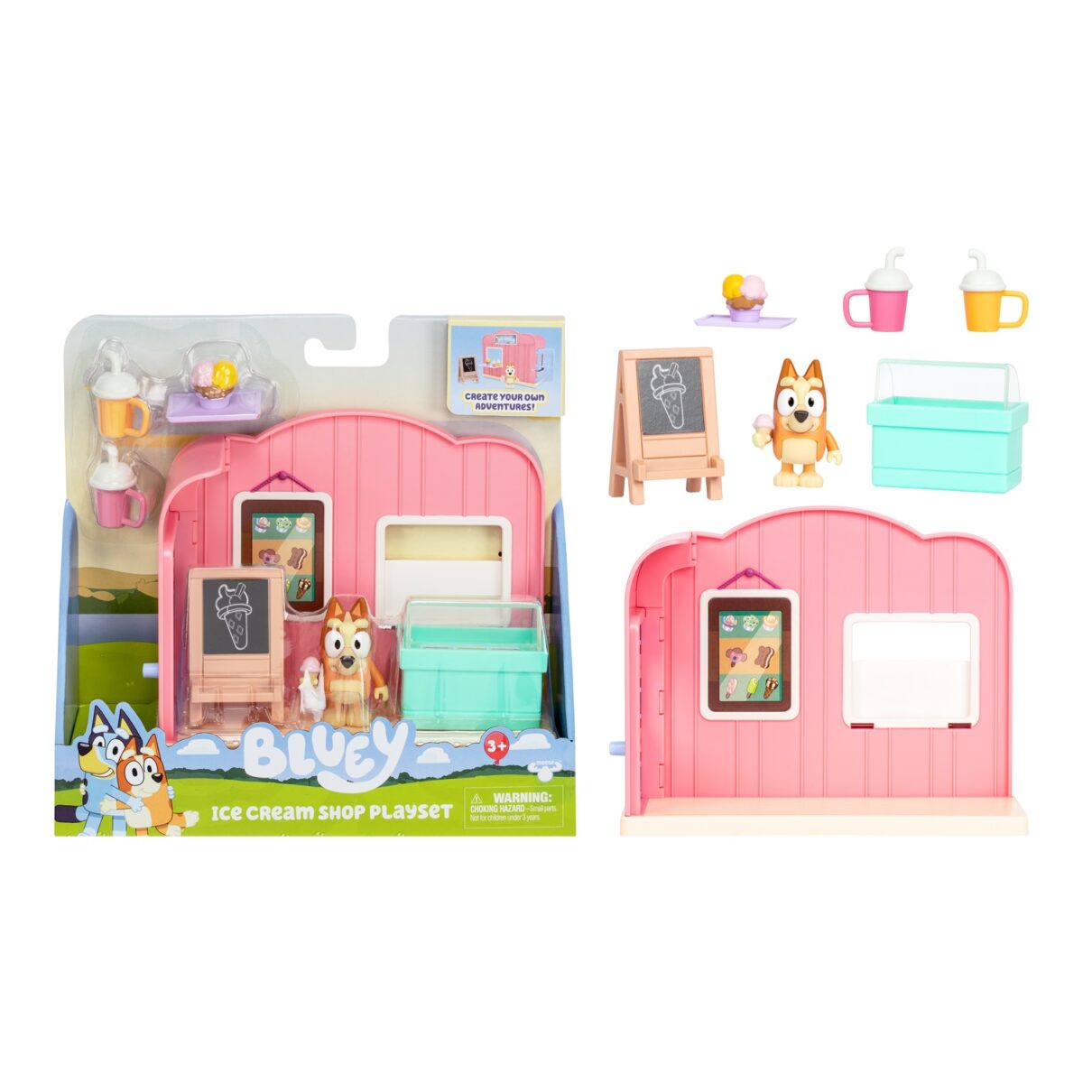 Bluey Ice Cream Shop Playset | Bluey & Bingo Toy