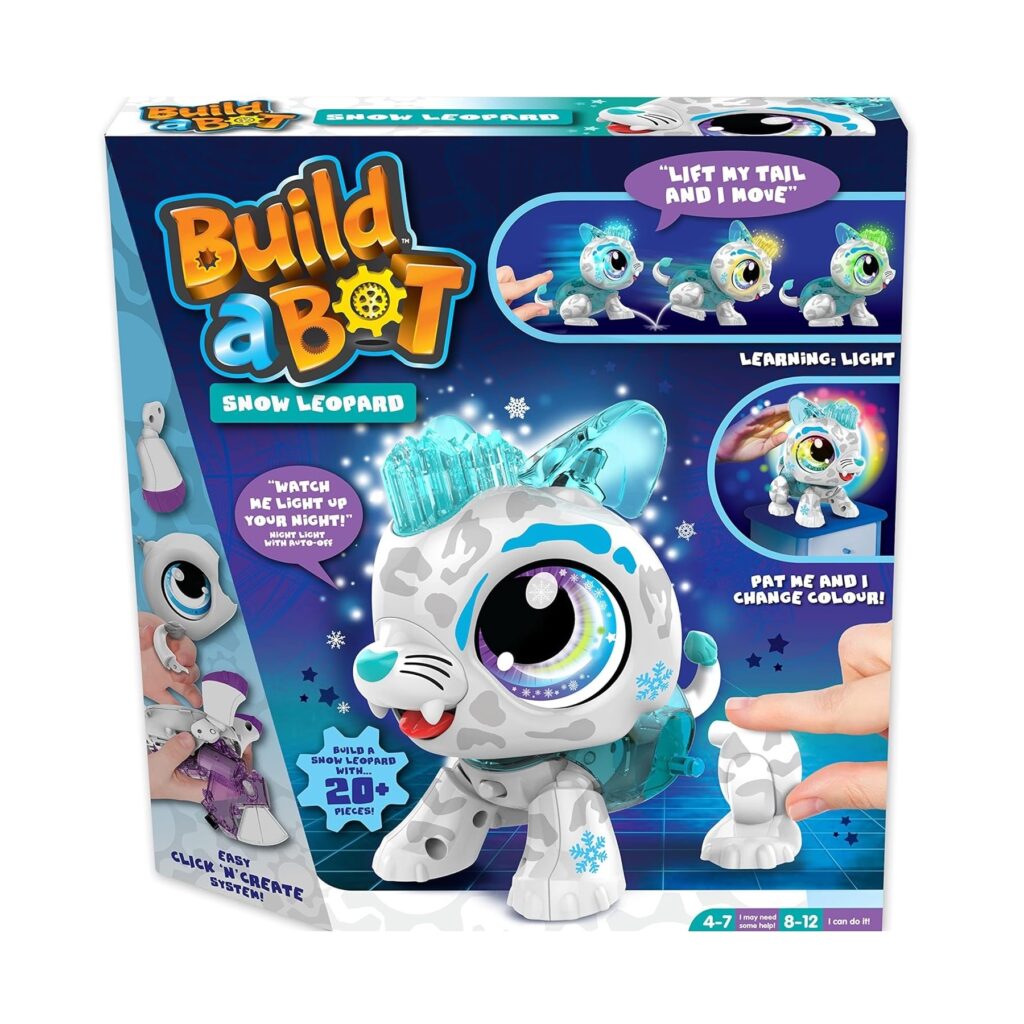 Build a Bot Light Up Snow Leopard | STEM Robotics Kit