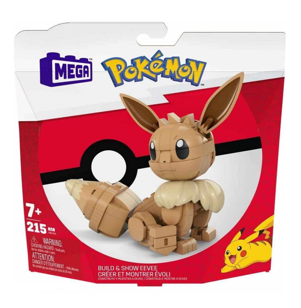 MEGA Pokémon Build & Show Eevee Set | Buildable Figure