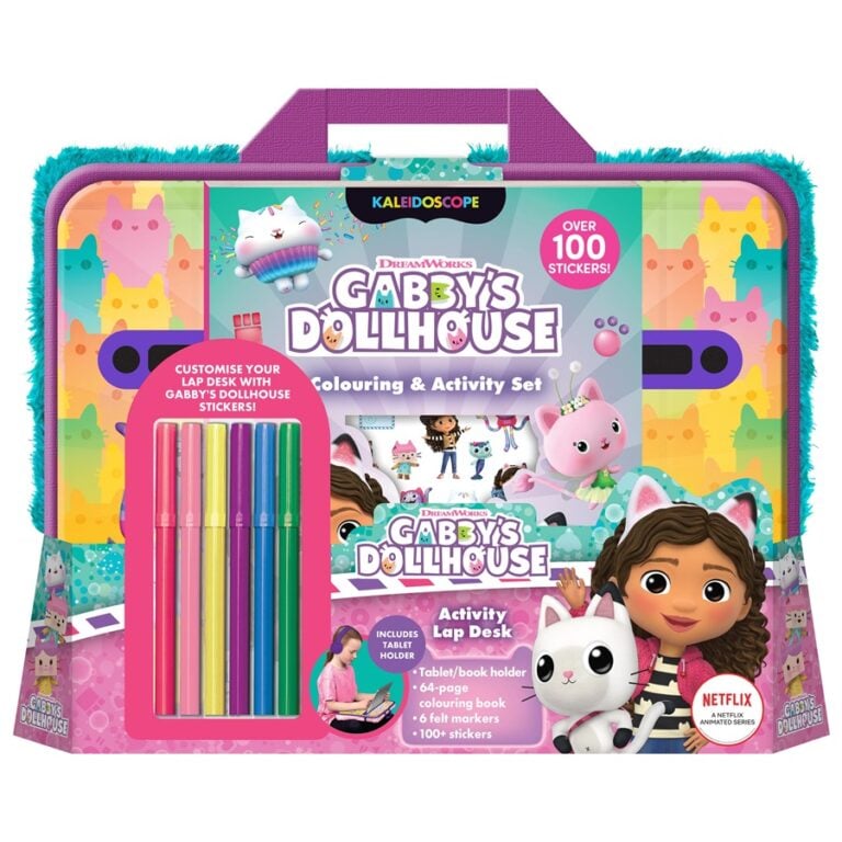 Gabby’s Dollhouse Activity Pack & Lap Desk | Creative Fun