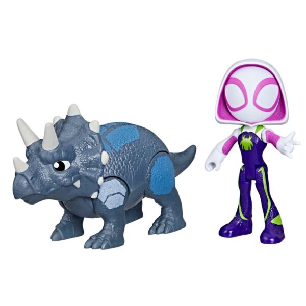 Spidey and His Amazing Friends Dino Webs - Ghost-Spider and Rhino Dino ...