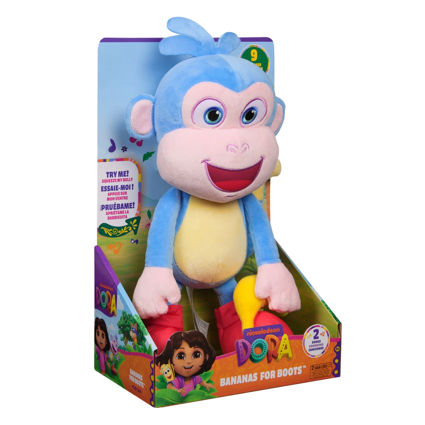 Boots Singing Plush | Dora the Explorer Toy 13-Inch