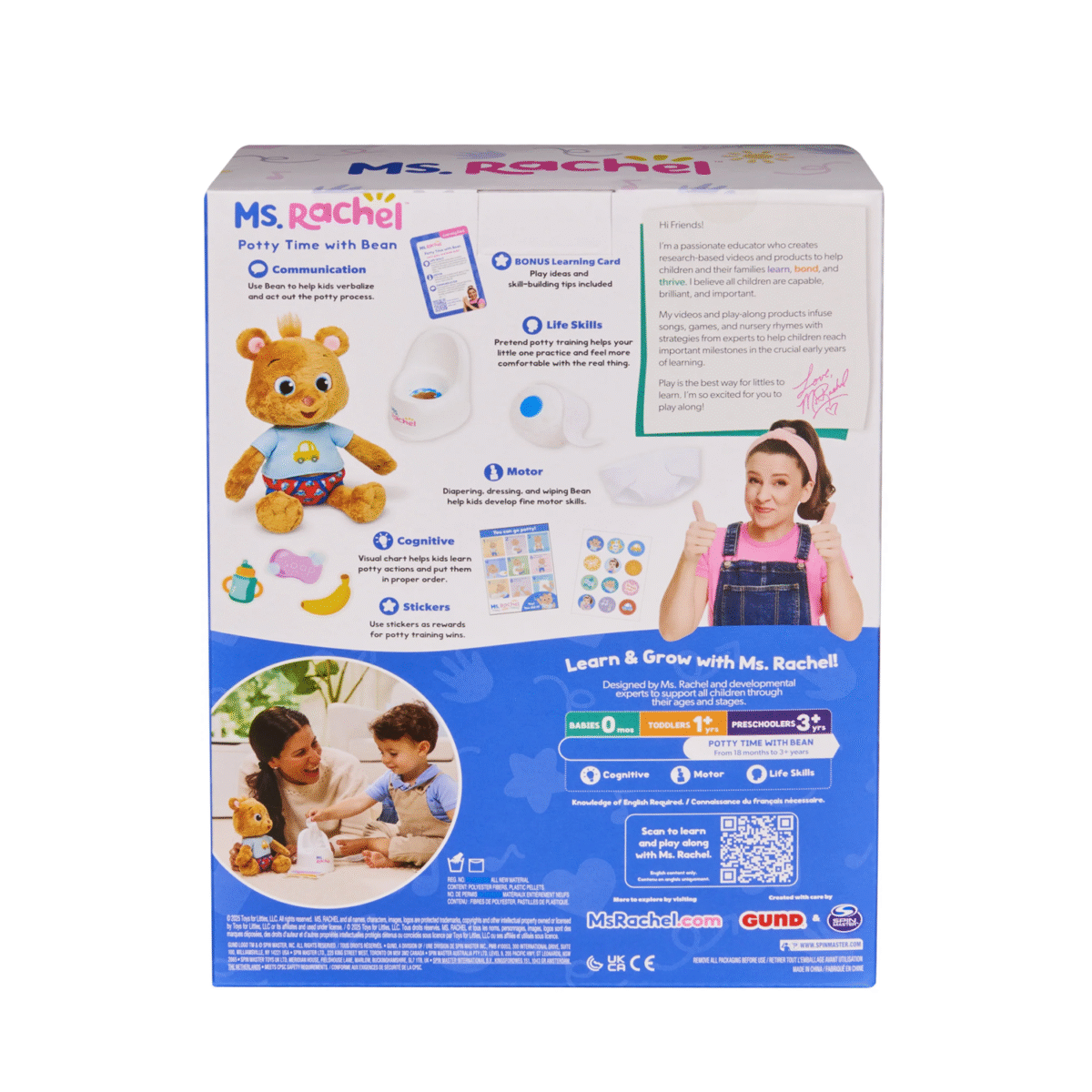 Ms Rachel Interactive Potty Training Set | Learning Toy