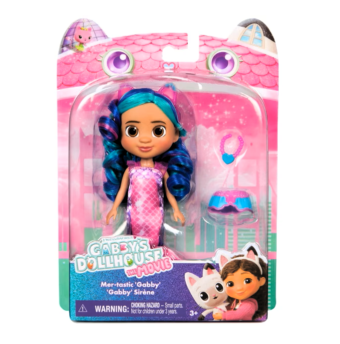Gabby’s Dollhouse Mer-tastic Gabby Doll | 6-Inch Figure