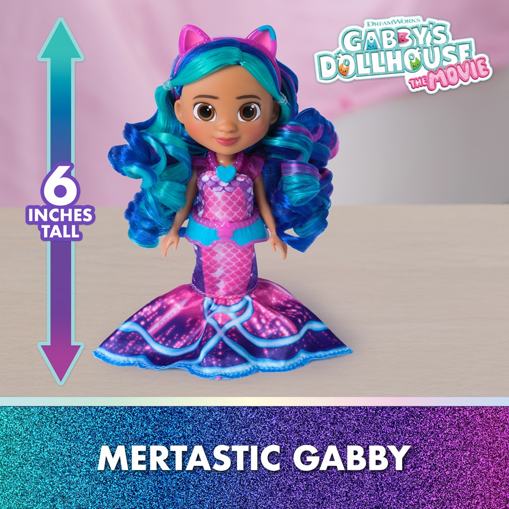 Gabby’s Dollhouse Mer-tastic Gabby Doll | 6-Inch Figure
