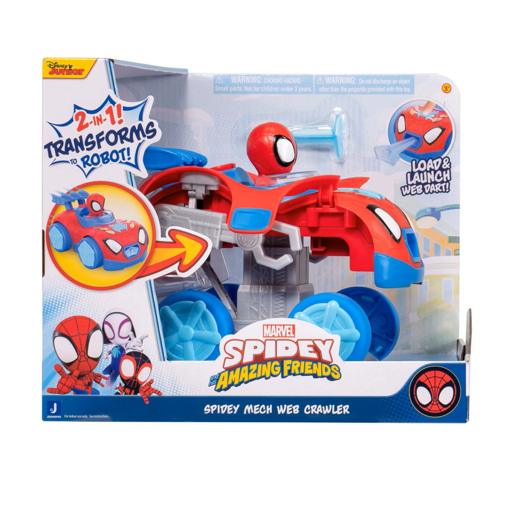 Spidey Mech Web Crawler | Transforming Vehicle Toy